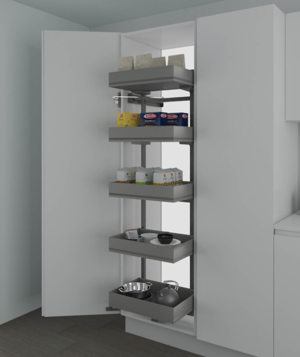 EXTRACTABLE COLUMN MAXIMA IKONA WITH 5 BASKETS - casa.milanoint